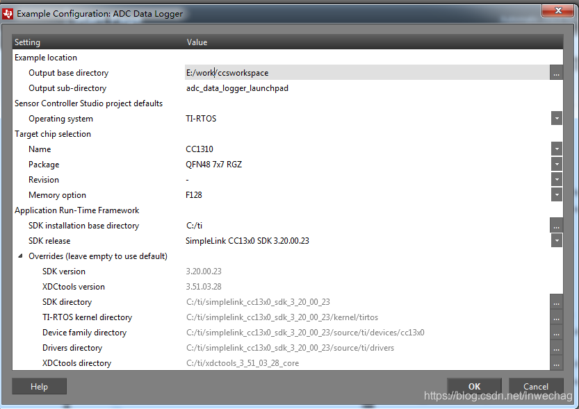 CC1310 基于CCS工程建立+Sensor Controller ADC_ccs6 cc1310 sdk-CSDN博客