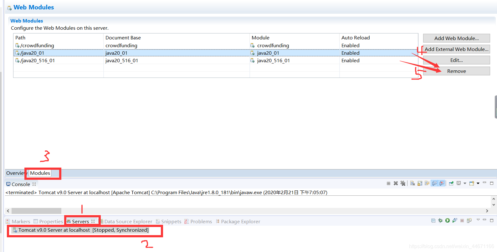 StartingTomcat v9.0 Server at localhost's has encountered a problem._starting tomcat v9.0 server ...