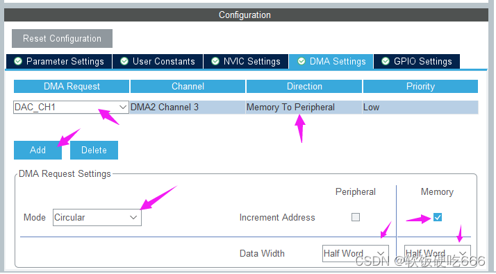 STM32CubeMX 配置 STM32F103 工程：通过DAC输出正弦波_stm32 cubemax输出正弦波-CSDN博客