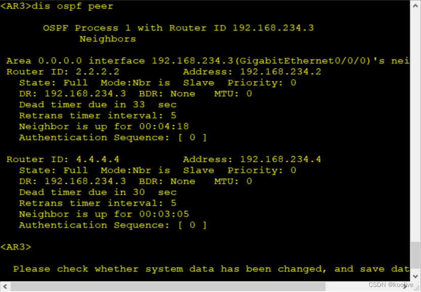 基于ENSP的ospf基础配置_ensp ospf配置-CSDN博客