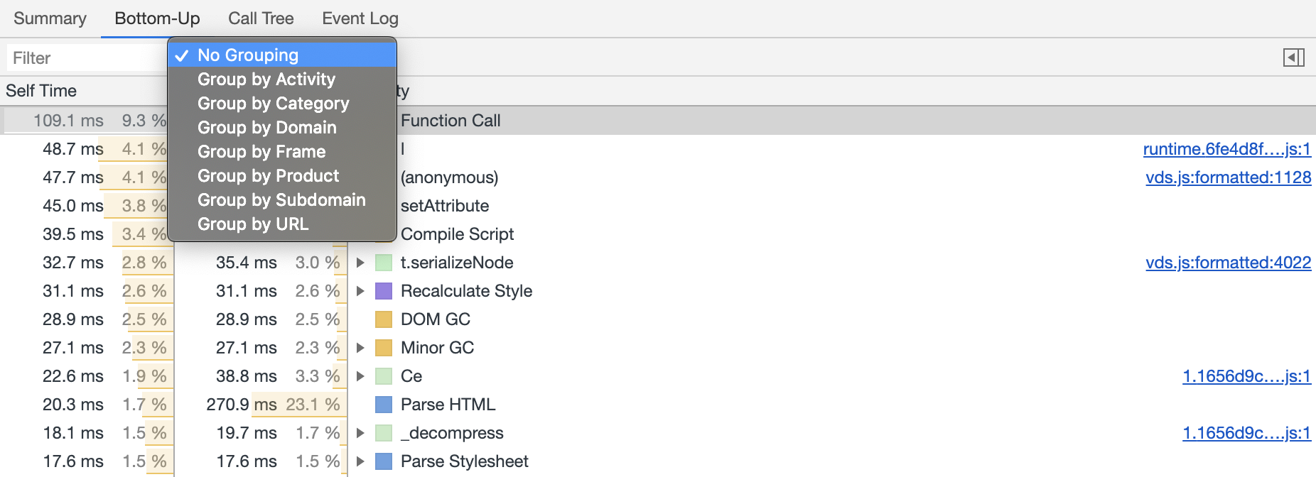 Chrome Devtool — Performance_devtools:cpu 性能分析报告解析器正在修复 34 个缺少的样本-CSDN博客