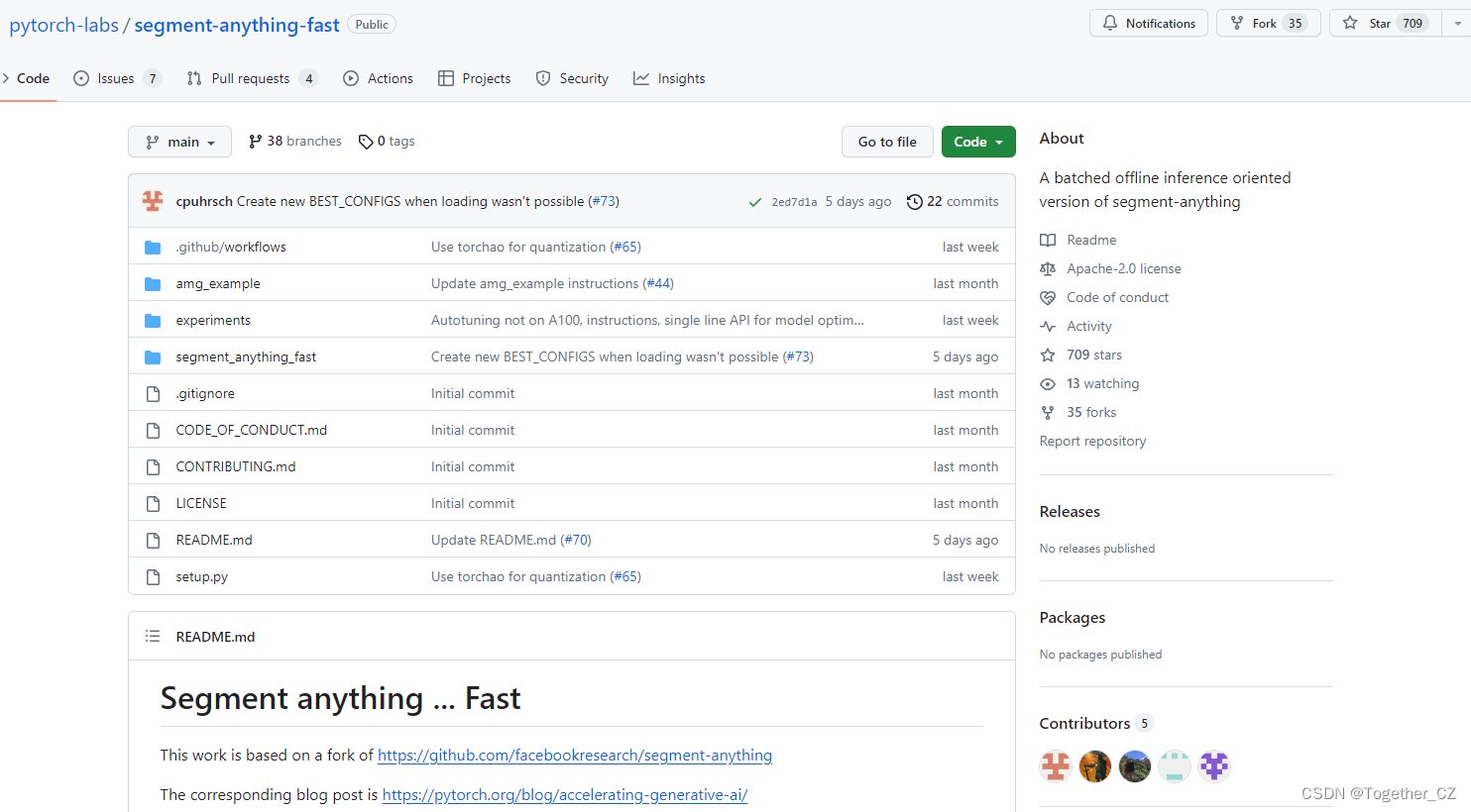 SAM-FAST:Accelerating Generative AI with PyTorch: Segment Anything, Fast基于官方PyTorch团队开发原生SAM提速8倍 ...