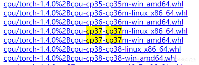 Win安装pytorch的一点经验 | python3.7 & vscode_pytorch3.7-CSDN博客