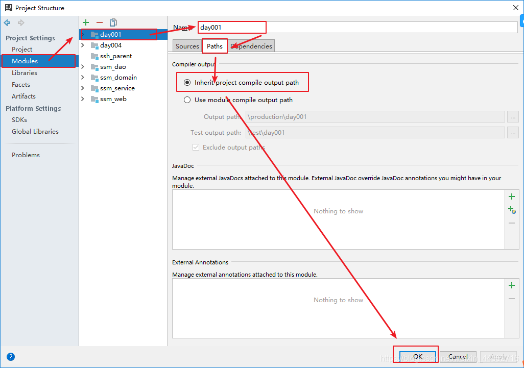 创建Maven项目开启服务器时IDEA出现的错误 Cannot start compilation: the output path is not specified for module ...