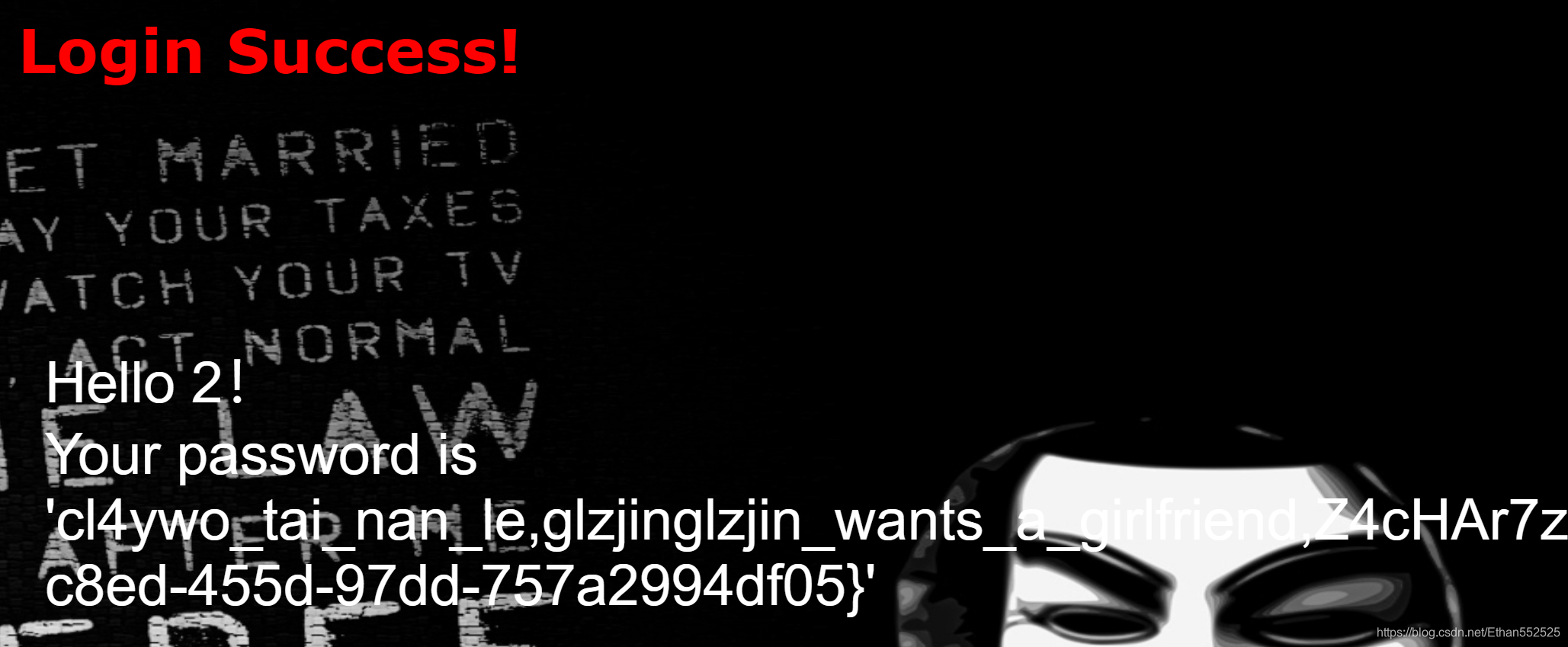 BUUCTF WEB 极客大挑战 2019 LoveSQL_buuctf [极客大挑战 2019]lovesql-CSDN博客