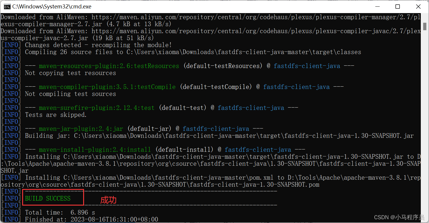 Cannot resolve org.csource:fastdfs-client-java:1.29-SNAPSHOT-CSDN博客