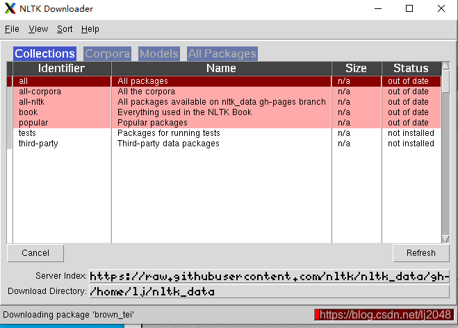 Python-NLTK库报错：Resource wordnet not found. Please use the NLTK Downloader to obtain_nltk ...