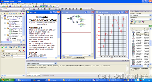 Systemvue系统仿真基础实验—一个简单的发射和接收系统system Vue Csdn博客