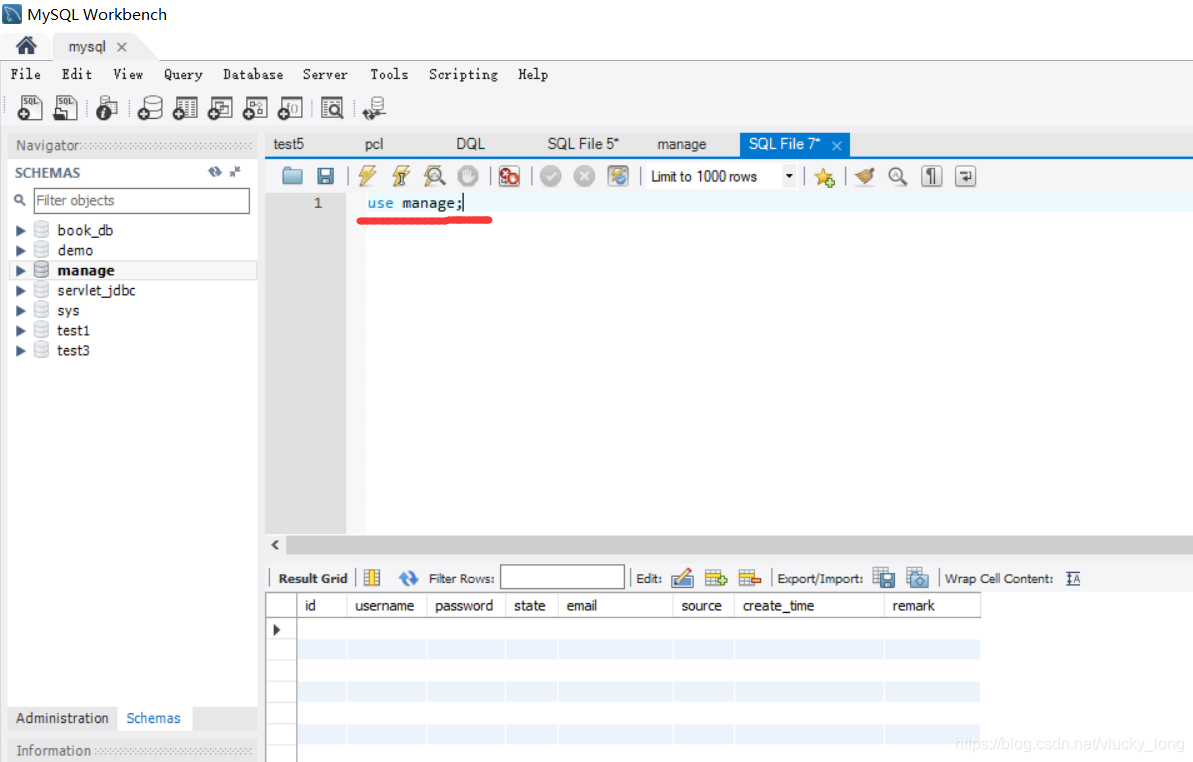 Error Code: 1046. No database selectedSelect the default DB to be used by double-clicking its ...