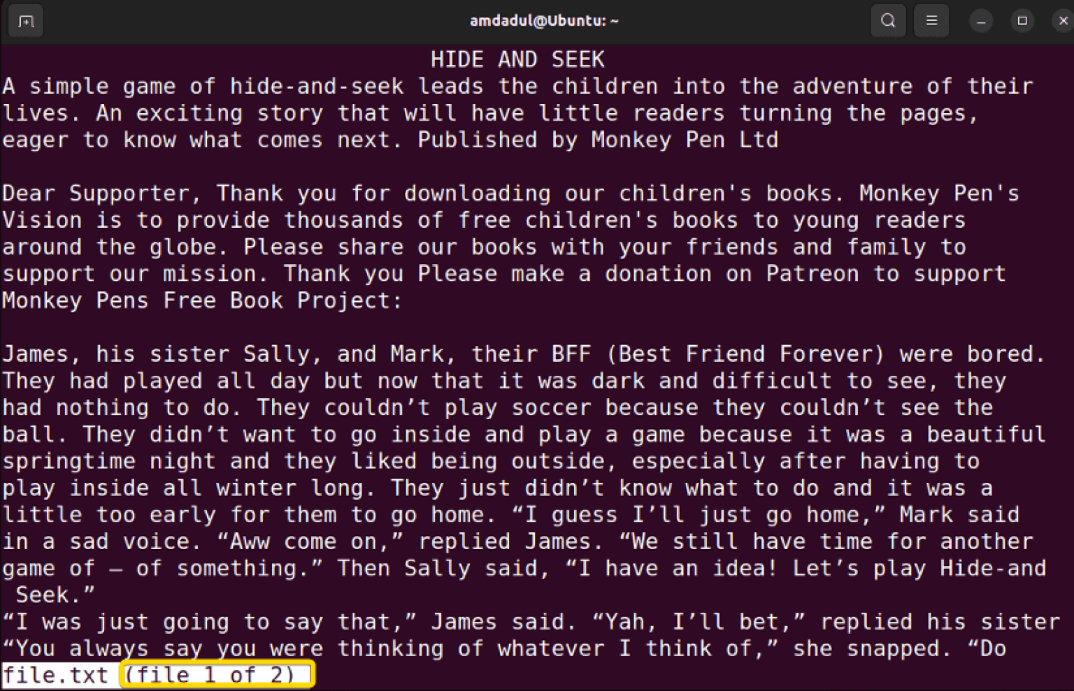 Linux-命令-less-示例_linux less-CSDN博客