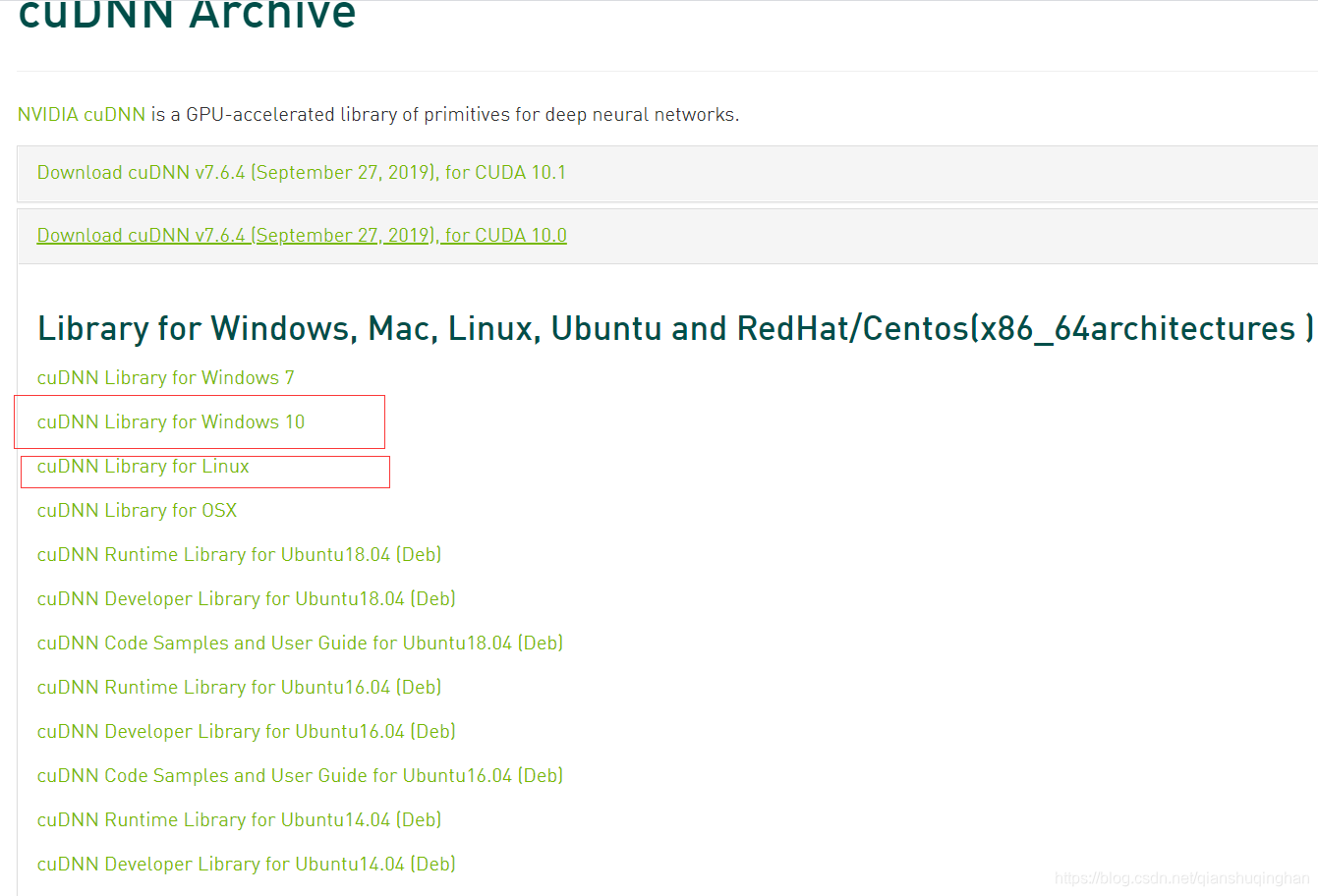 win10/ubuntu 18.04 深度学习环境搭建（tensorflow 1.14+cuda10.0+cudnn7.6+pytorch 1.4.0）_4090显卡 cuda10.0 ...