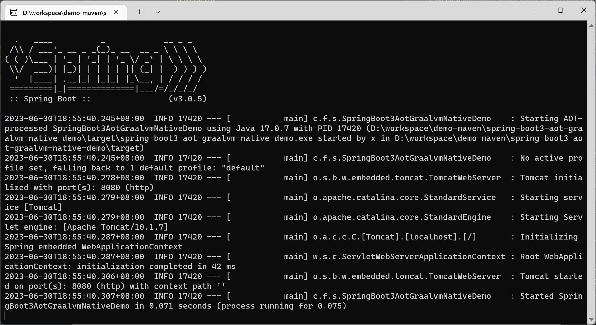 Springboot3之graalvm之windows详细安装及使用教程 Csdn博客