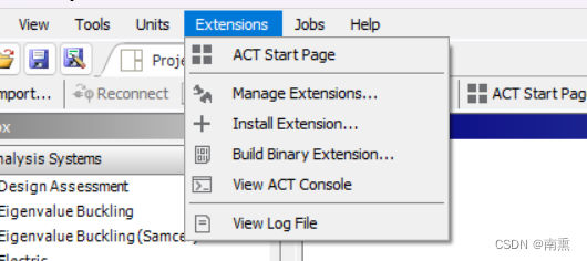 ansys workbench lsdyna ACT插件下载方式_workbench act插件下载-CSDN博客