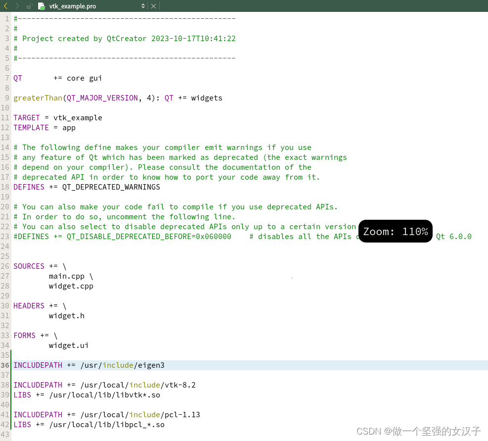 pcl+vtk（三）QT中使用QVTKOpenGLNativeWidget的简单教程以及案例，利用PCLVisualizer显示点云-CSDN博客