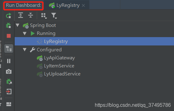 IDEA 打开SpringBoot项目的Run DashBoard_springboot开启dasbod-CSDN博客