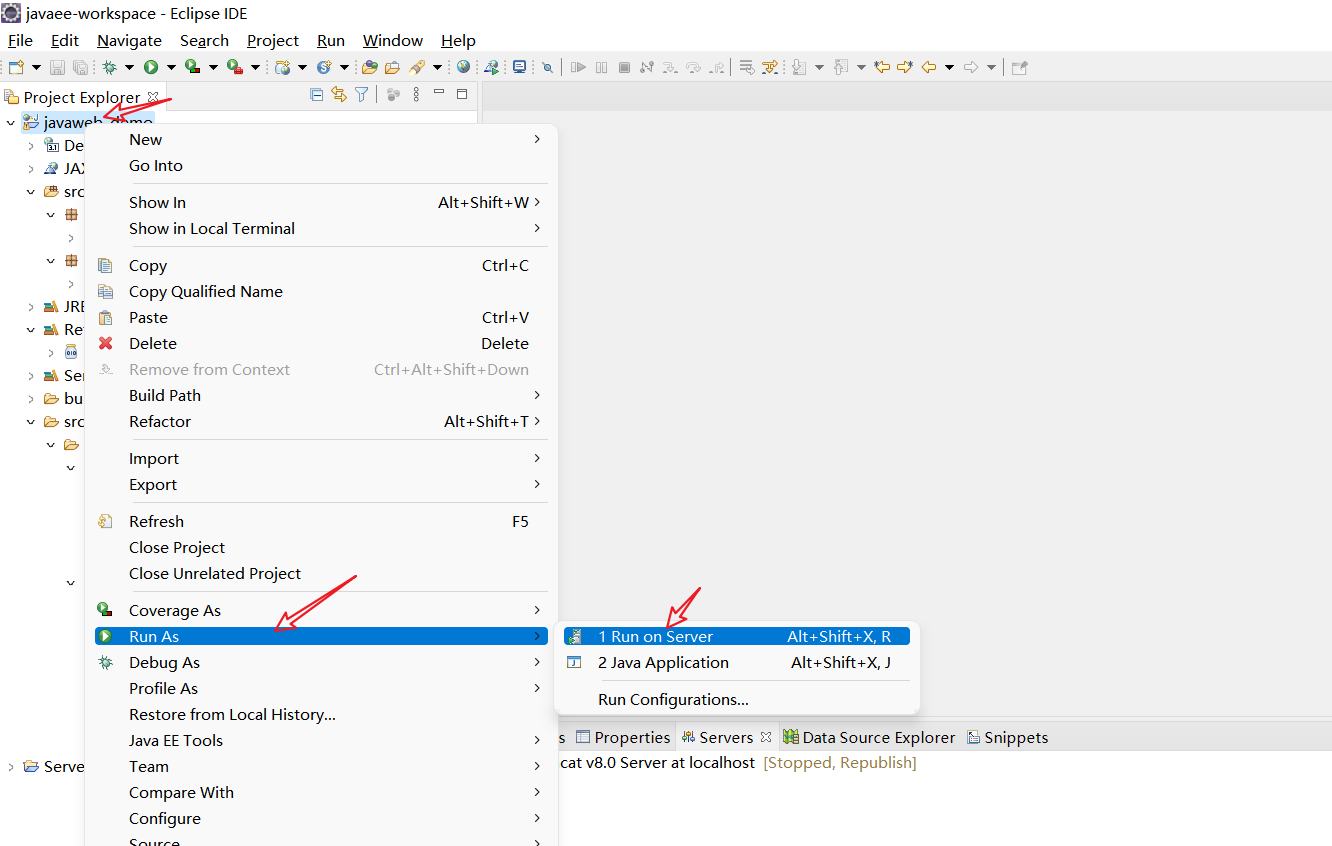 【JavaWeb】手把手教你Eclipse、IDEA集成Tomcat构建Web应用_eclipse ide开发javaweb-CSDN博客