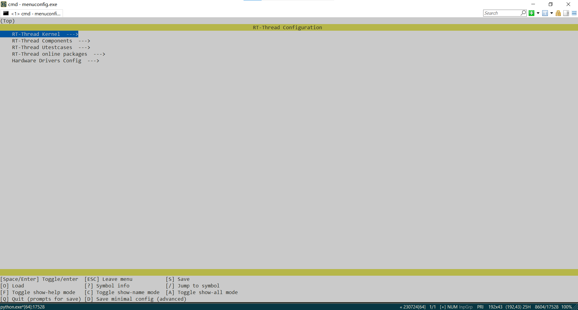 RT-Thread ENV-Windows v2.0.0安装教程-CSDN博客