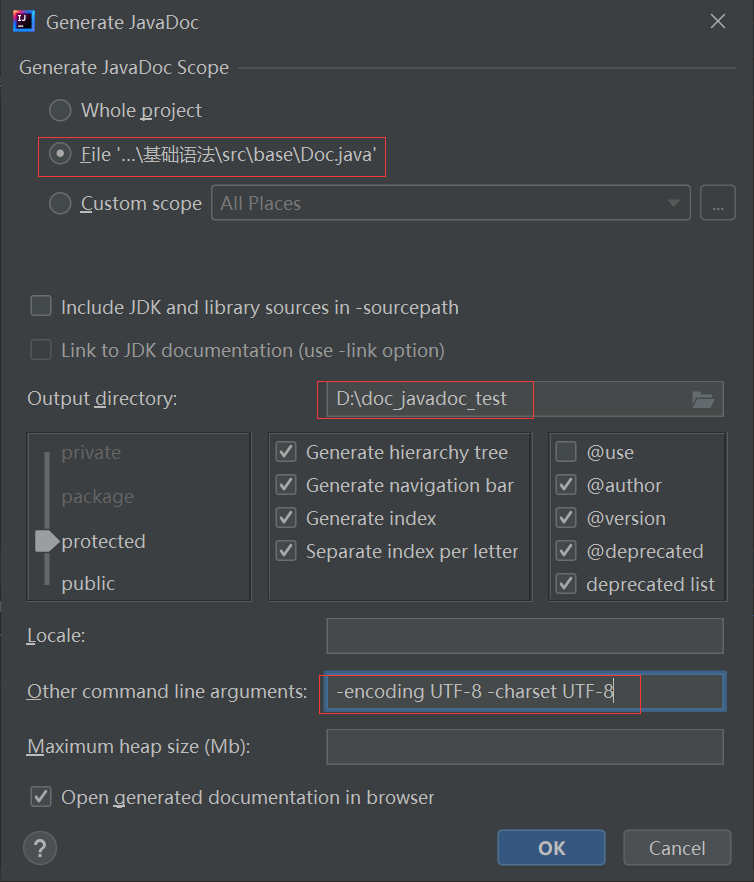 Java基础：16javadoc生成文档generate Javadoc生成的文档是什么格式 Csdn博客