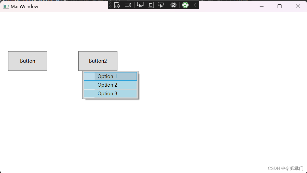 WPF面试题：WPF Button点击鼠标左键弹出菜单_wpf 弹出菜单-CSDN博客