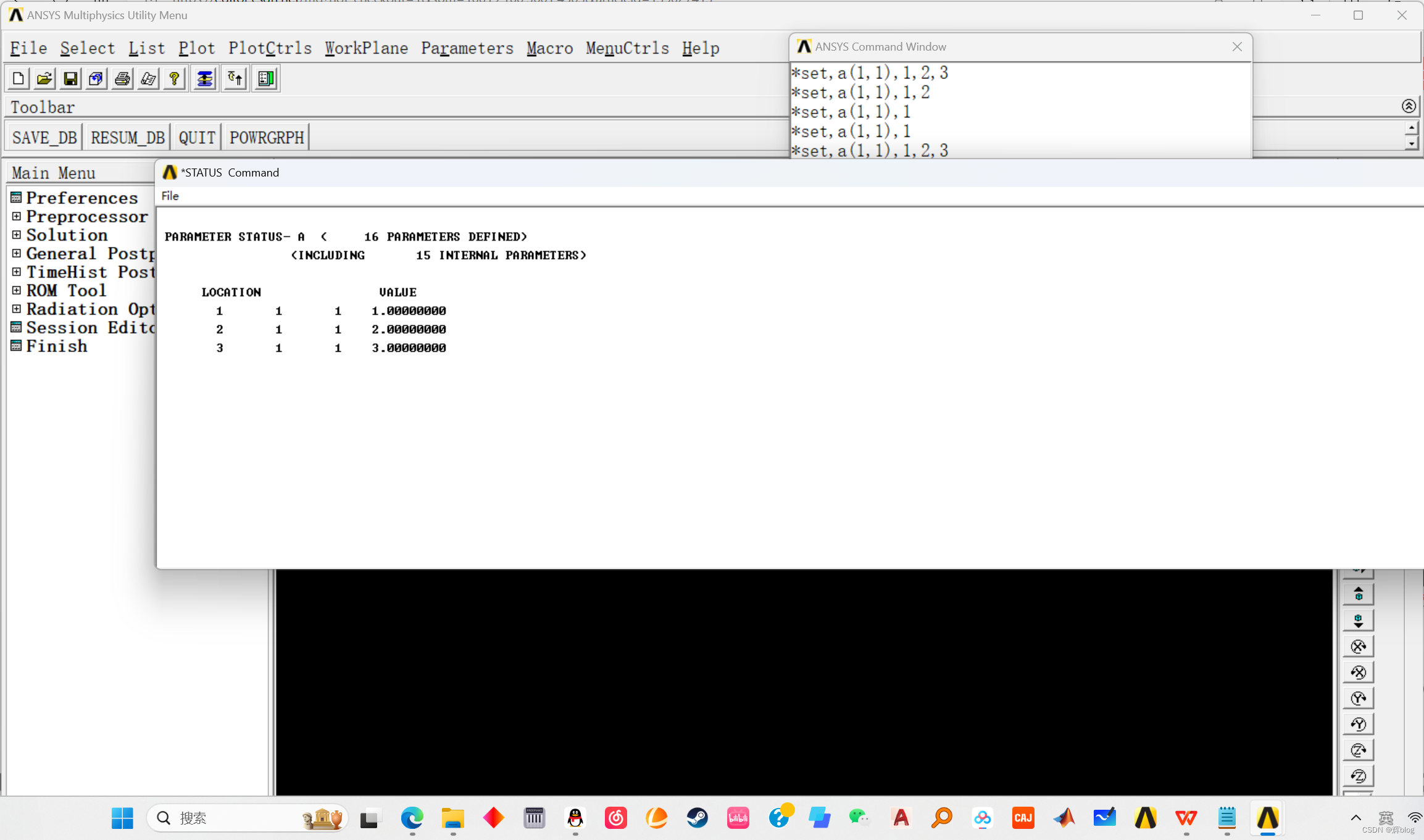 ansys *set命令定义数组参数报错_ansys set-CSDN博客