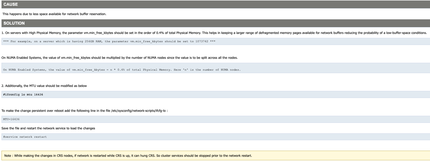 Alert 日志报错：ORA-2730x OS Failure Message: No Buffer Space Available-CSDN博客