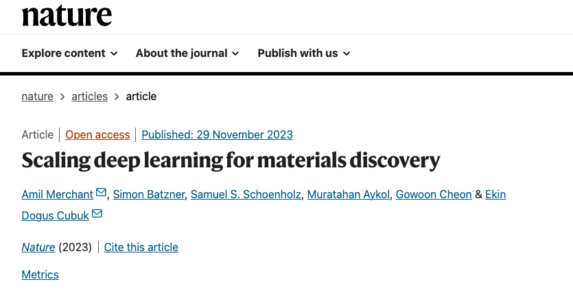 领先人类 800 年？DeepMind 发布 GNoME，利用深度学习预测 220 万种新晶体-CSDN博客