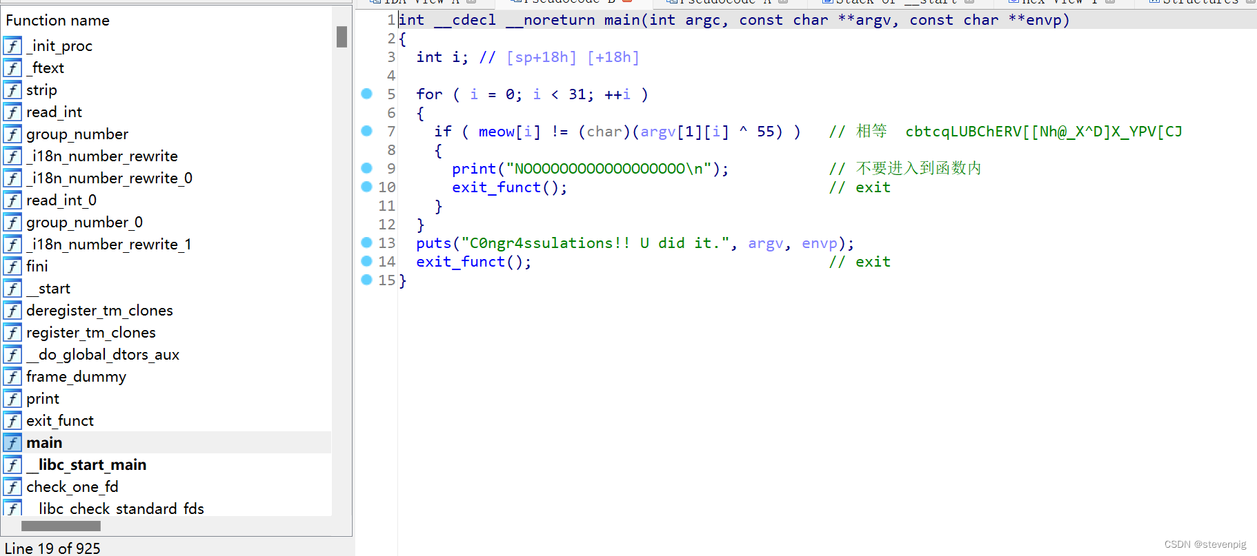 攻防世界-re-for-50-plz-50-CSDN博客