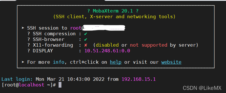 解决MoBaXterm网络连接超时问题Network error: Connection timed out_mobaxterm connection timed out-CSDN博客