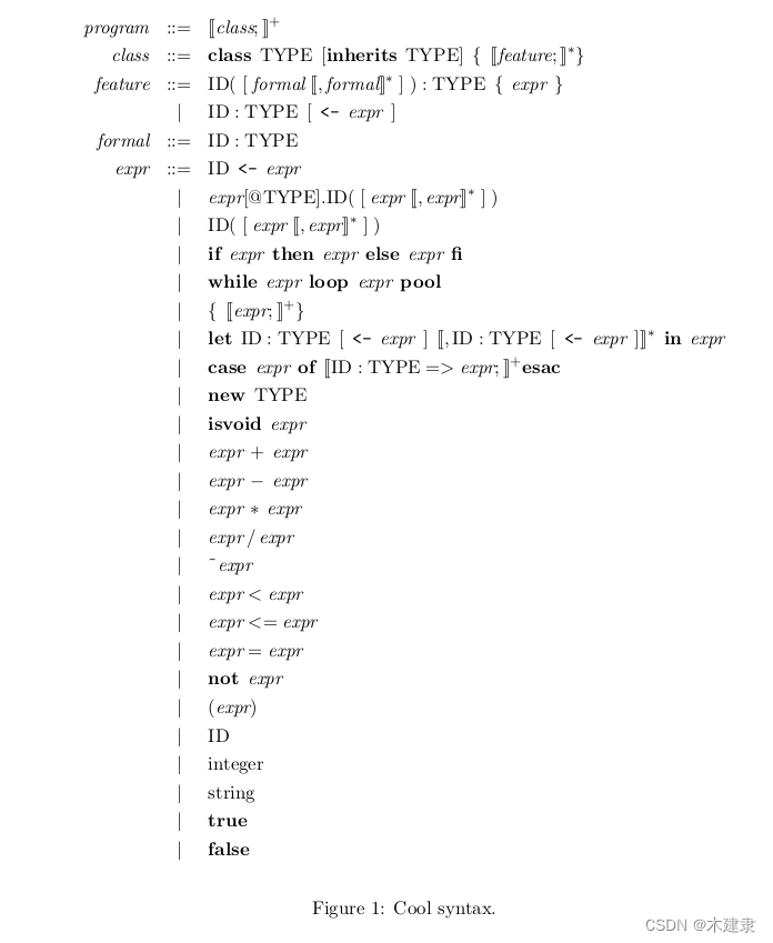 CS143 PA1 熟悉Cool语言_斯坦福编译原理作业-CSDN博客