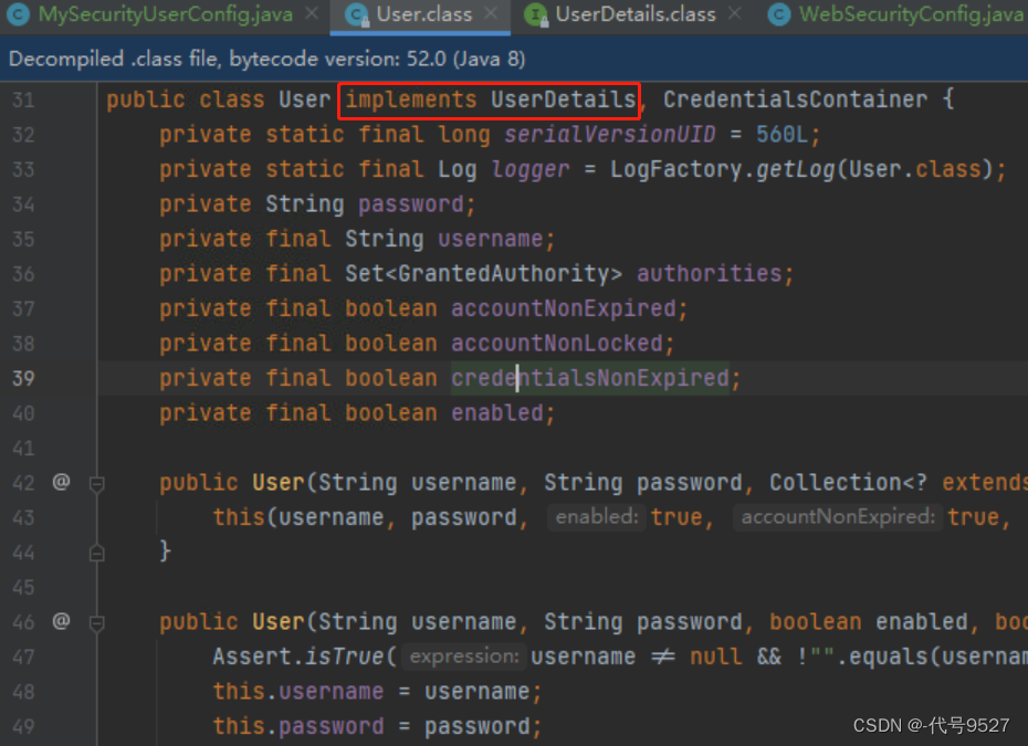 【SpringSecurity】五、UserDetails接口和UserDetailsService接口（原理、流程）-CSDN博客