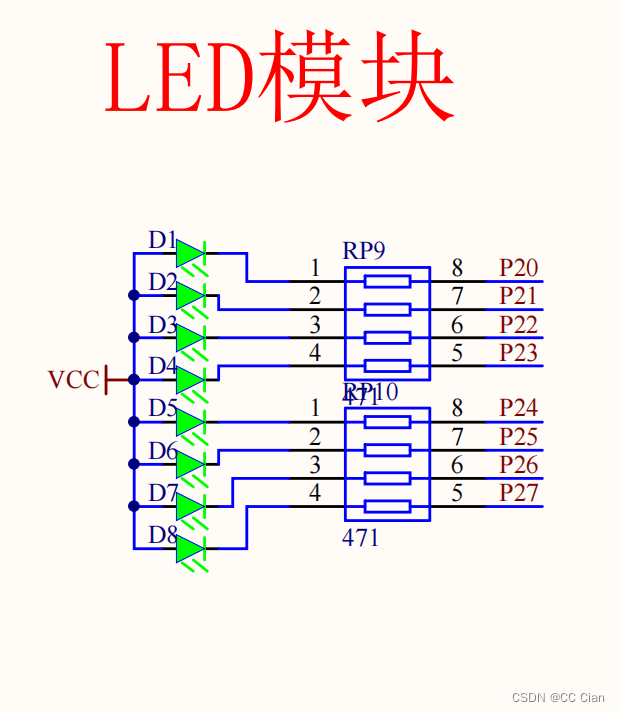 点亮led灯(包括延时函数即原理)delay函数使led变亮 Csdn博客