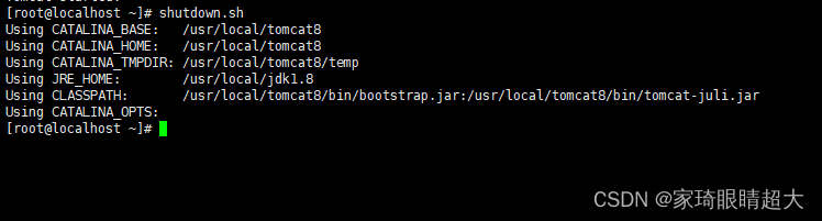 Linux下安装部署Tomcat8_图解_保姆级教程_linux tomcat8-CSDN博客