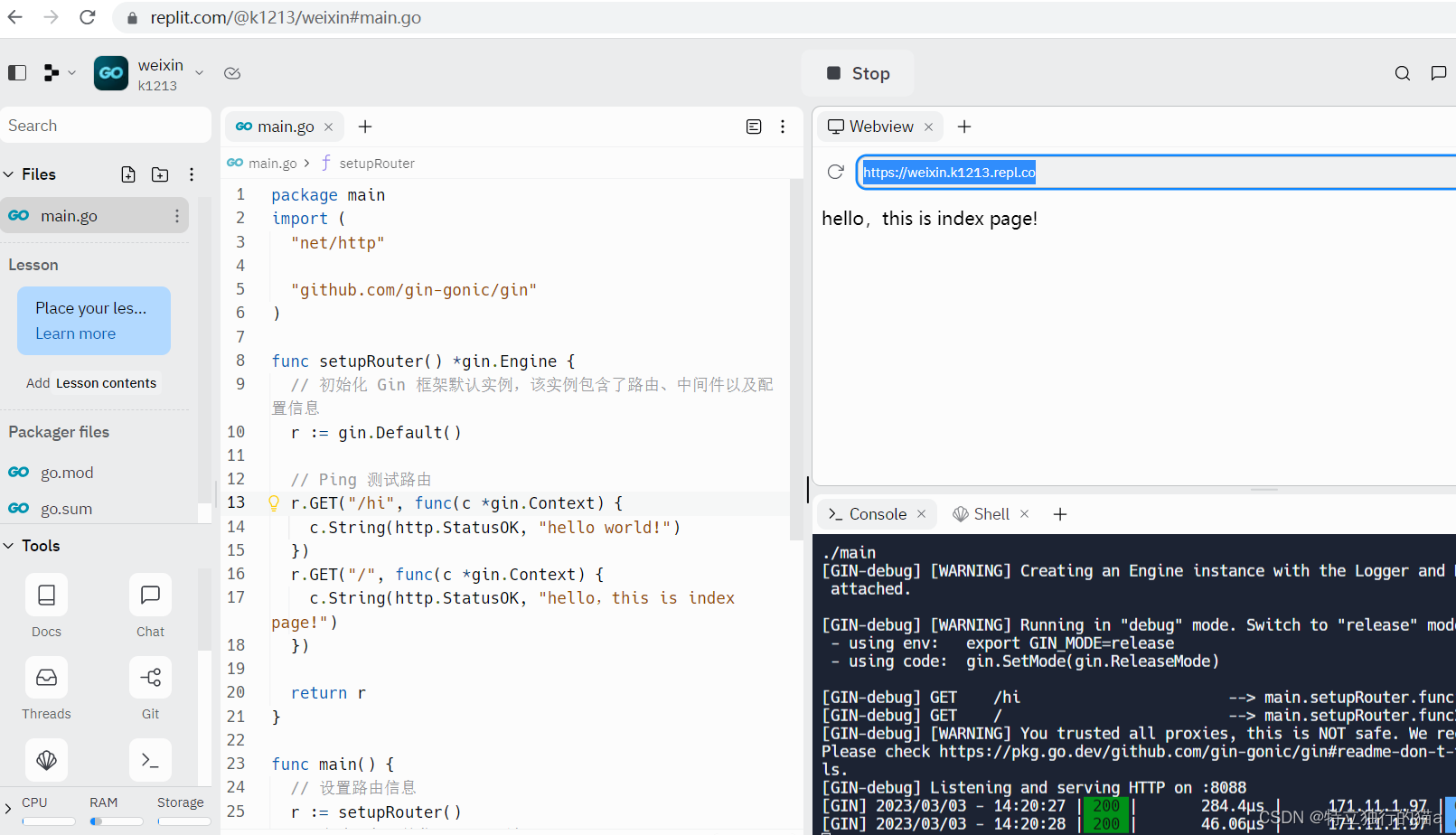 巧用replit搭建免费的个人云服务器-CSDN博客