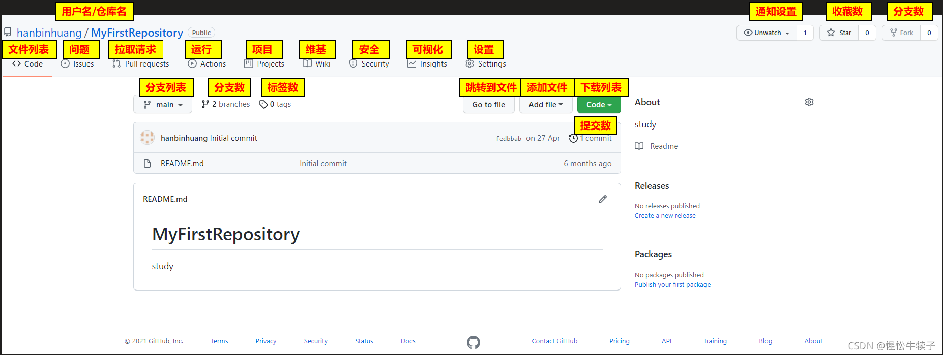 github界面详细介绍-CSDN博客