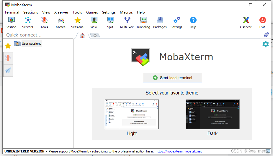 远程连接linux服务器之MobaXterm的使用方法_mobaxterm 远程linux桌面-CSDN博客