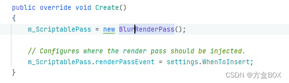 ScriptableRendererFeature ---URP一般使用这个进行自定义的屏幕后处理-CSDN博客
