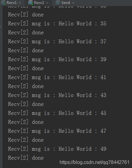 Java笔记 使用rabbitmq的java接口实现round Robin轮询分发java 实现round Robin Csdn博客