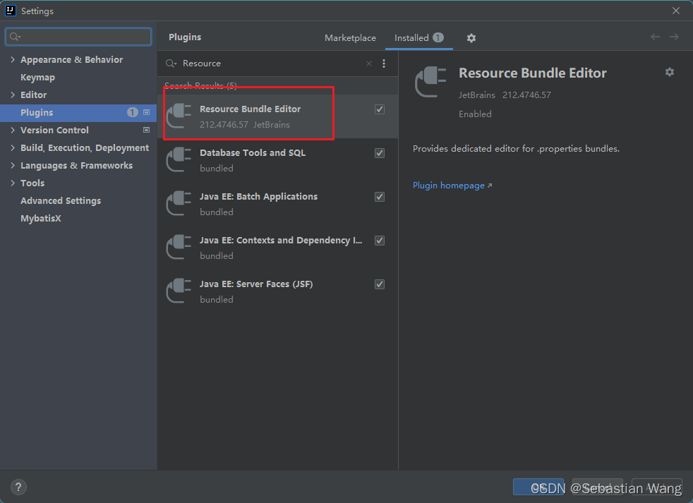 IDEA配置国际化资源文件,双击properties文件没有Resource Bundle解决_idea resource bundle-CSDN博客