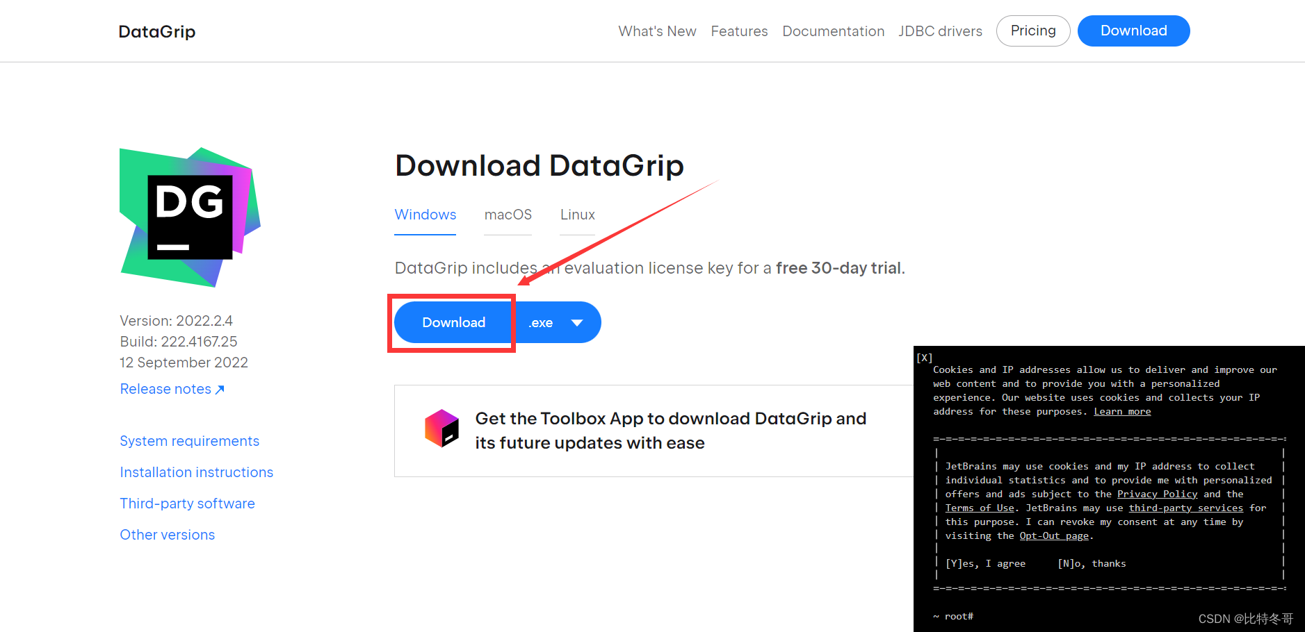 DataGrip 2022 安装教程_datagrip官网-CSDN博客