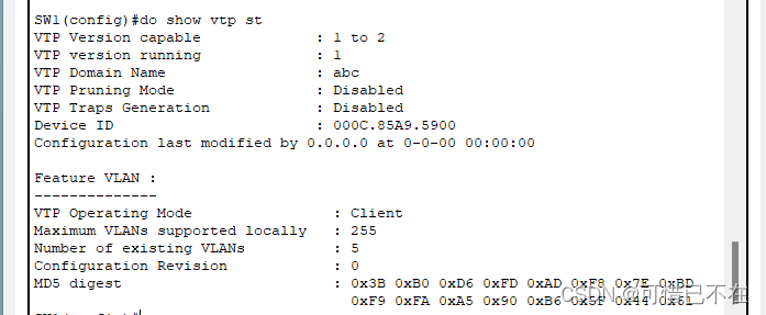Cisco-VTP的使用_cisco vtp配置-CSDN博客