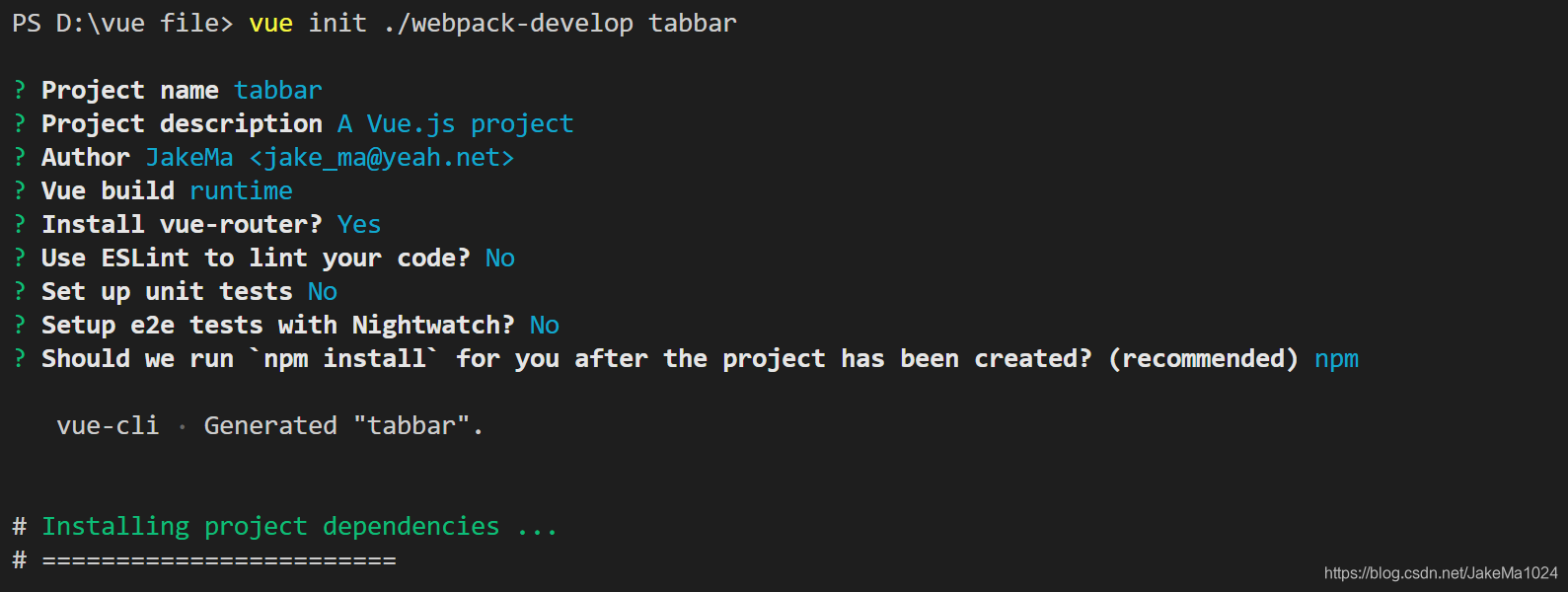 vue init webpack project 超时报错解决方案_vue init connect etimedout-CSDN博客