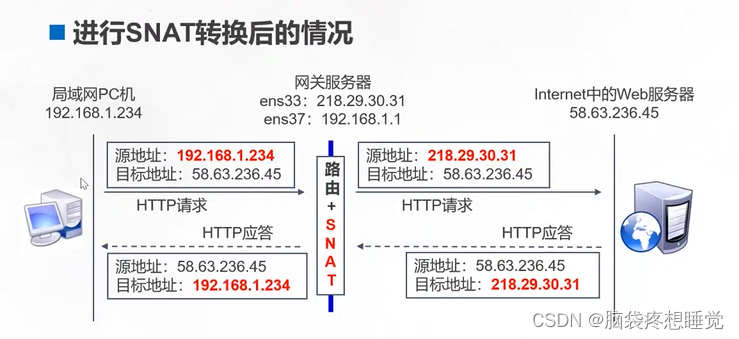 iptables之SNAT,DNAT原理与DNS分离解析实验_iptables dns-CSDN博客