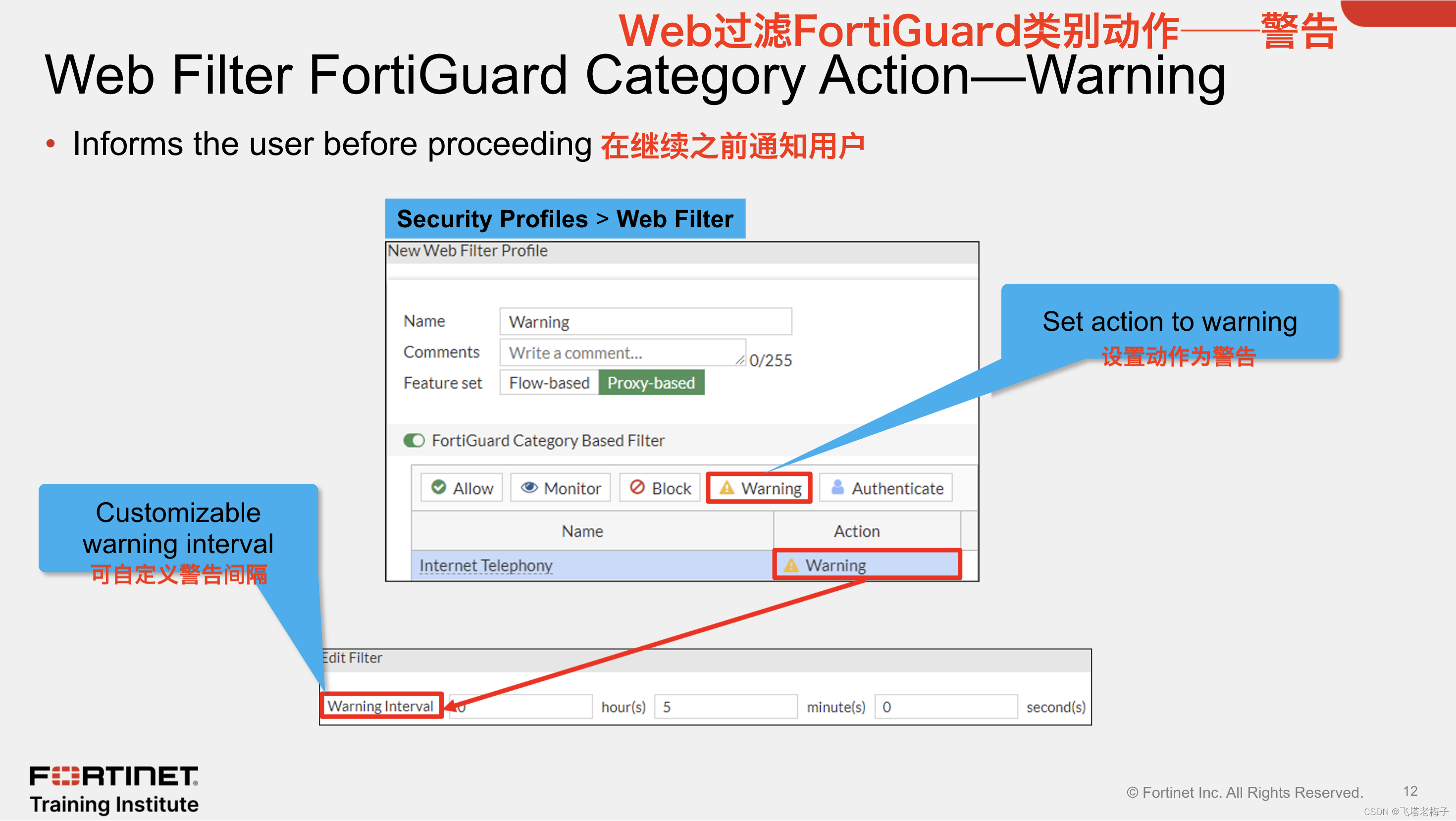 教程篇(7.4) 08. Web过滤 & FortiGate管理员 Fortinet网络安全专家 NSE4_不当的跳过fortiguard ...