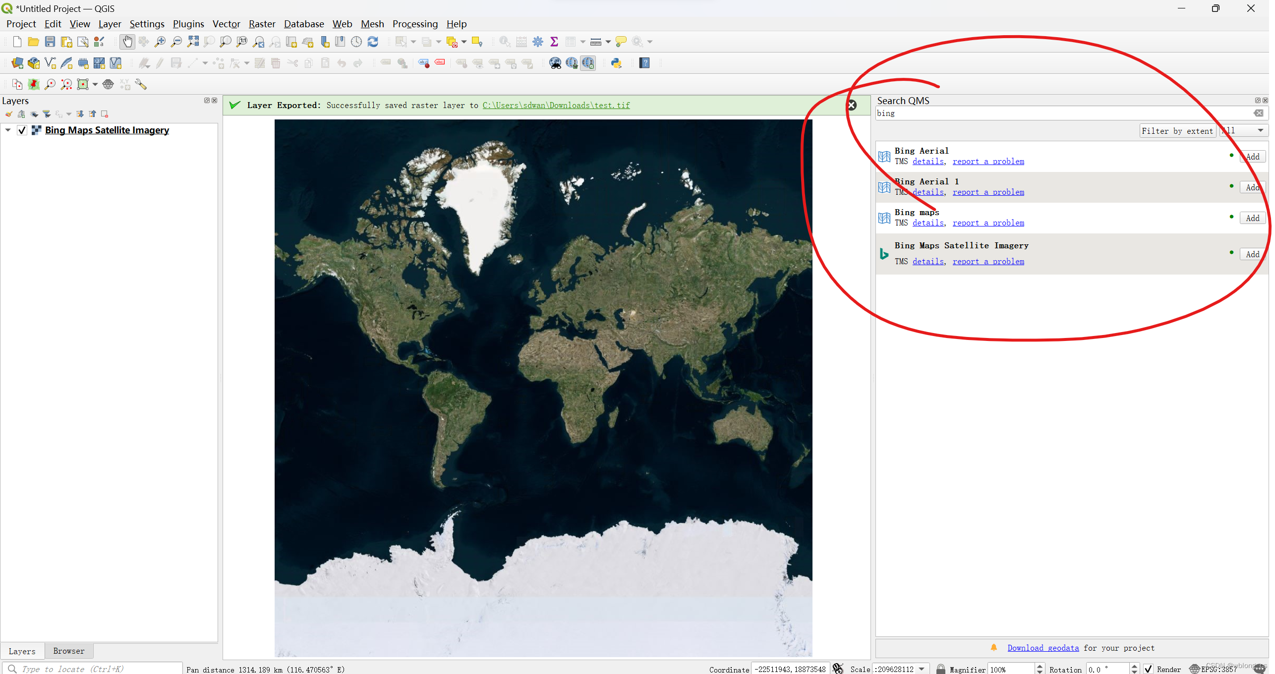 QGIS 加载在线XYZ地图图层_qgis加载xyz-CSDN博客