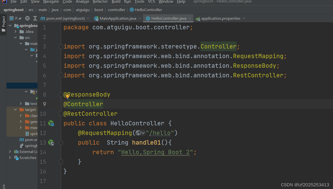 spring boot 学习-----hello spring boot-CSDN博客