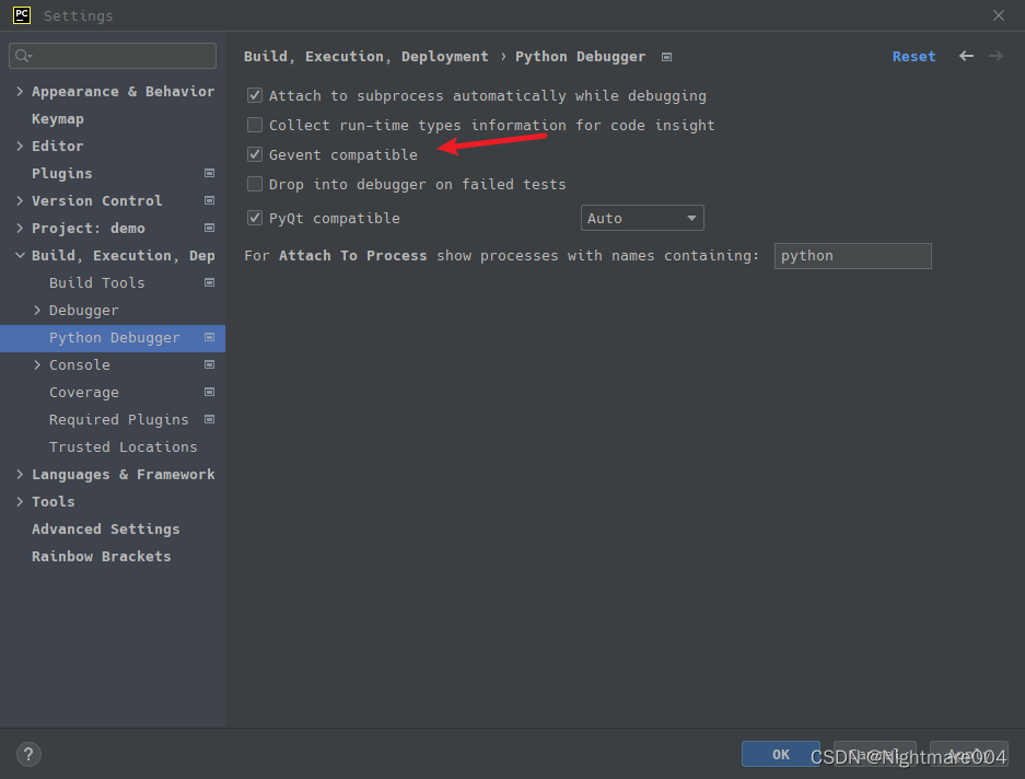 pycharm gevent compatible-CSDN博客