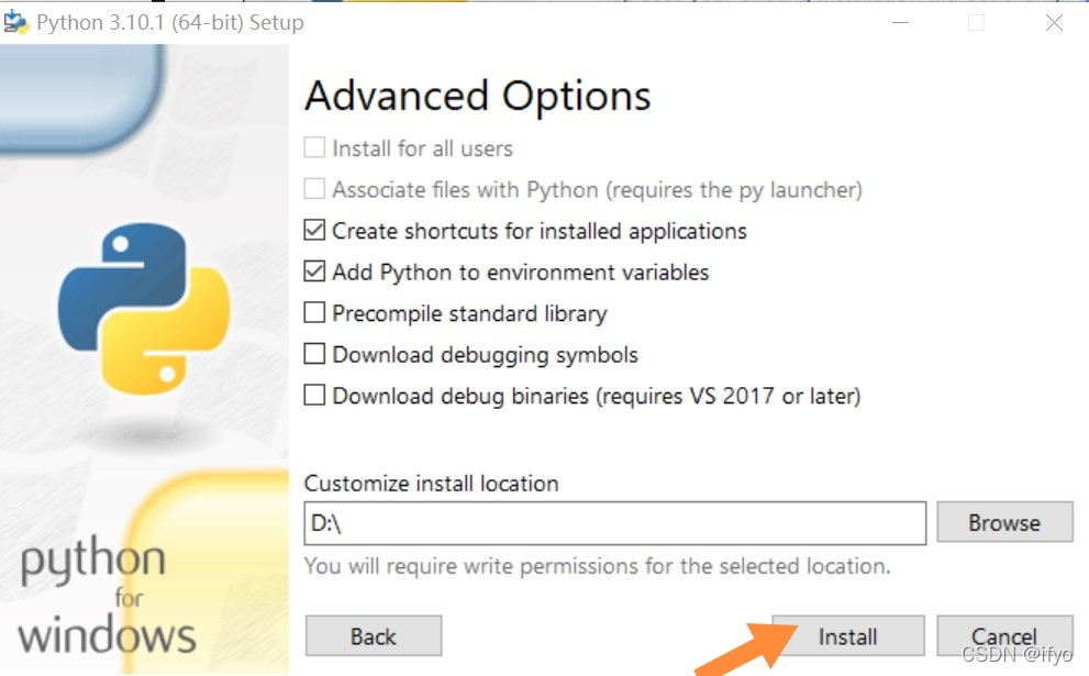 python 3.10.1 安装教程_--without-ensurepip-CSDN博客