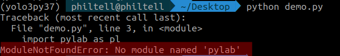 ModuleNotFoundError: No module named 'pylab'-CSDN博客