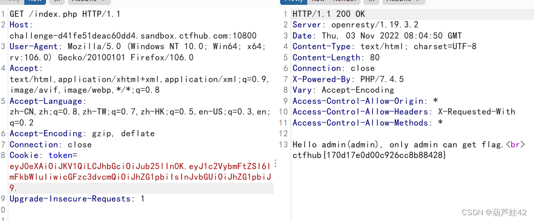 CTFHUB JWT(Json Web Token)-CSDN博客