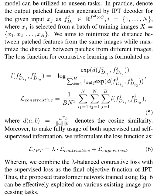 Pre-Trained Image Processing Transformer_pre-trained image processing transformer复现-CSDN博客